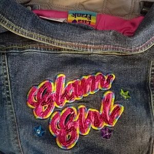 Justice | Jackets & Coats | Lisa Frank Glam Girl Denim Jacket | Poshmark